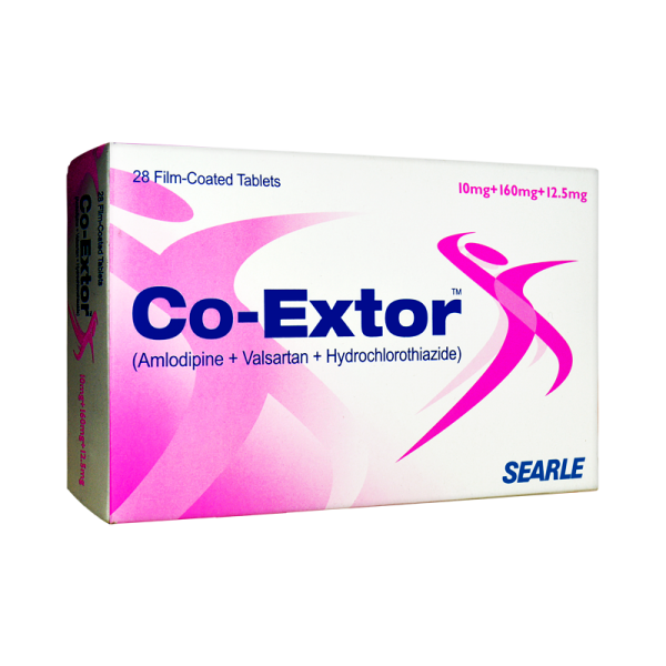 CO EXTOR 10+160+12.5 MG - Pack Size X 28 - Khalid Pharmacy | Online ...