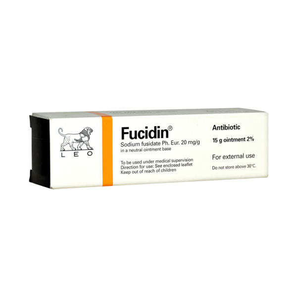 FUCIDIN 15G OINT {LEO} - Pack Size X 1 - Khalid Pharmacy | Online ...