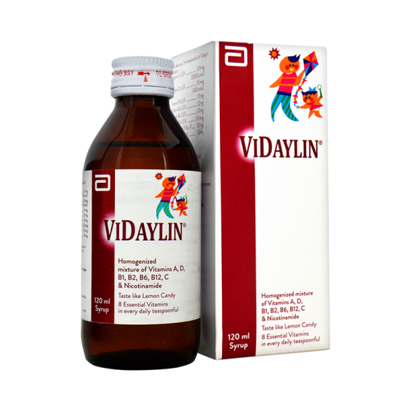VIDAYLIN 120ML SYP - Pack Size X 1 - Khalid Pharmacy | Online Pharmacy ...