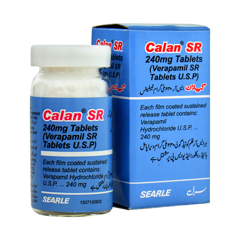 CALAN 240 SR TAB - Pack Size X 10 - Khalid Pharmacy | Online Pharmacy ...