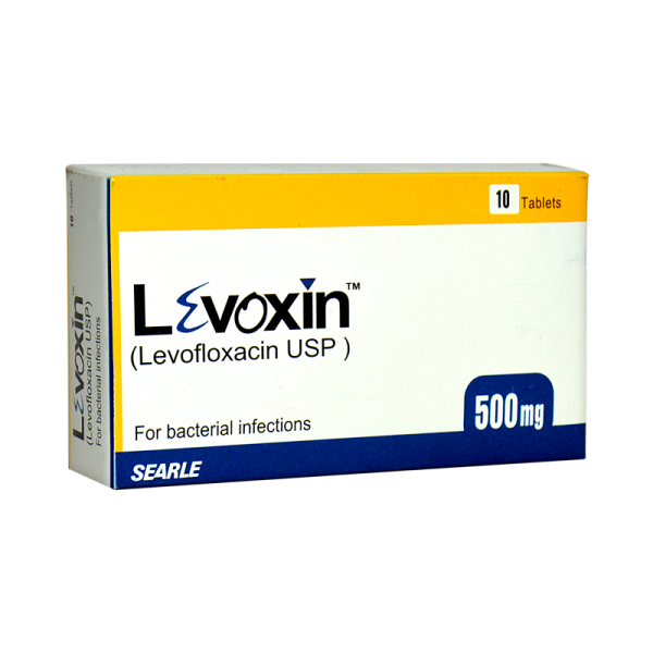 LEVOXIN 500MG TAB - Pack Size X 10 - Khalid Pharmacy | Online Pharmacy ...