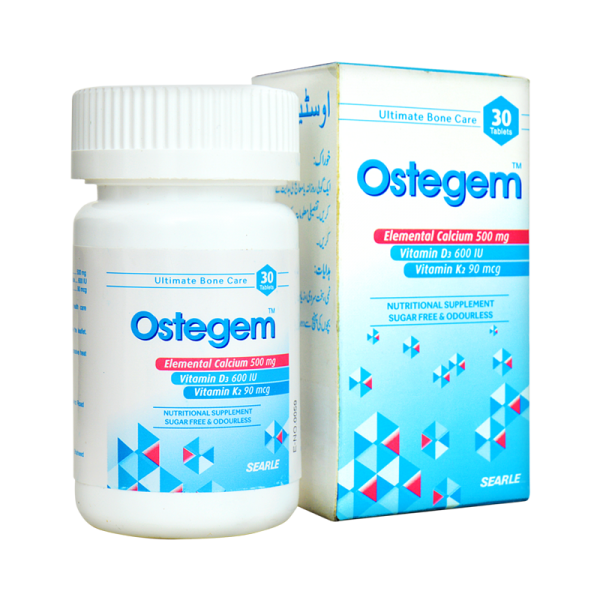 OSTEGEM TAB - Pack Size X 30 - Khalid Pharmacy | Online Pharmacy in ...