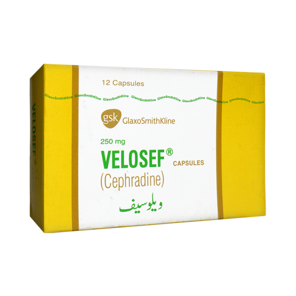 VELOSEF 250MG CAP - Pack Size X 12 - Khalid Pharmacy | Online Pharmacy ...