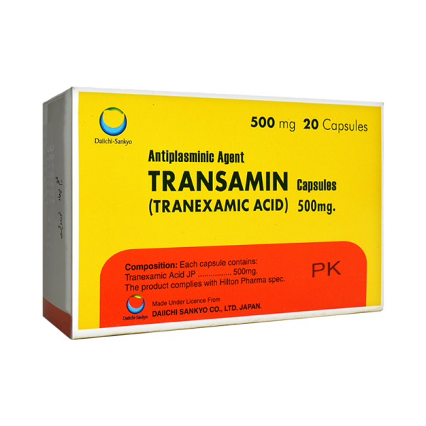 TRANSAMIN 500MG CAP - Pack Size X 20 - Khalid Pharmacy | Online ...