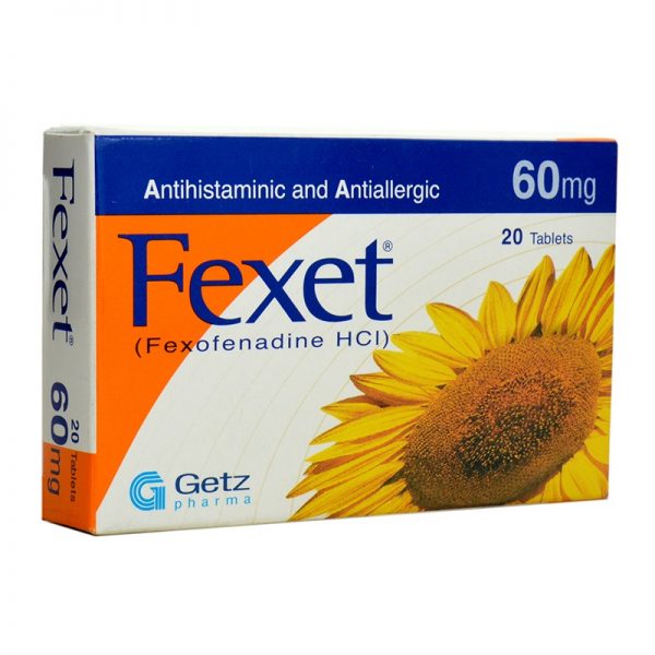 FEXET 60MG TABLETS - Pack Size X 20 - Khalid Pharmacy | Online Pharmacy ...
