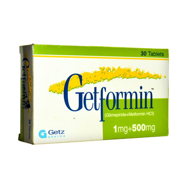 GETFORMIN 1/500 - Pack Size X 30 - Khalid Pharmacy | Online Pharmacy in ...
