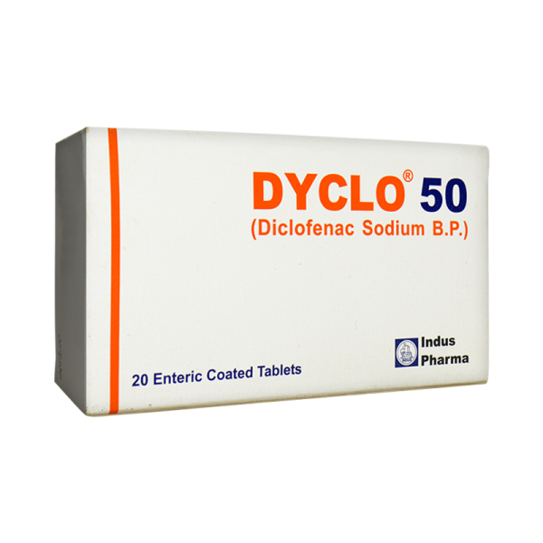DYCLO 50MG TAB - Pack Size X 20 - Khalid Pharmacy | Online Pharmacy in ...