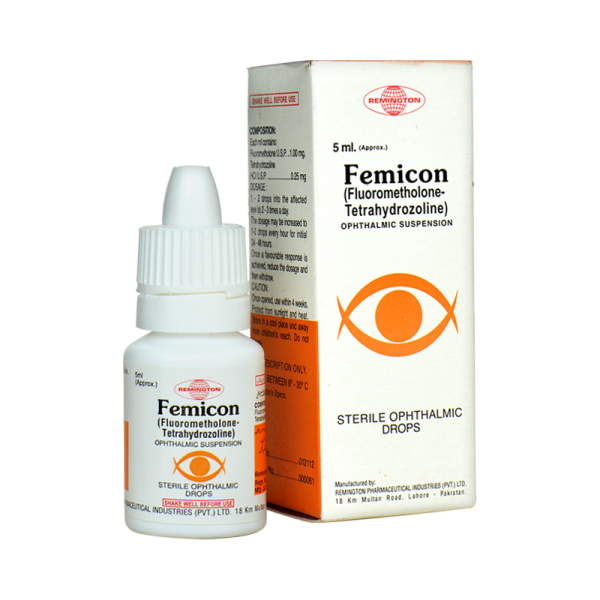 FEMICON EYE DROPS - Pack Size X 1 - Khalid Pharmacy | Online Pharmacy ...