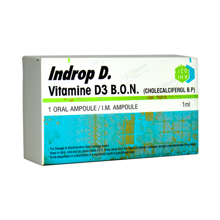 INDROP D AMPOULE - Pack Size X 1 - Khalid Pharmacy | Online Pharmacy in ...