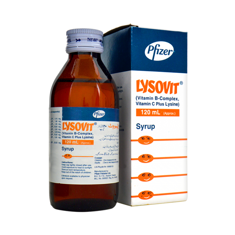 LYSOVIT 120ML SYP - Pack Size X 1 - Khalid Pharmacy | Online Pharmacy ...