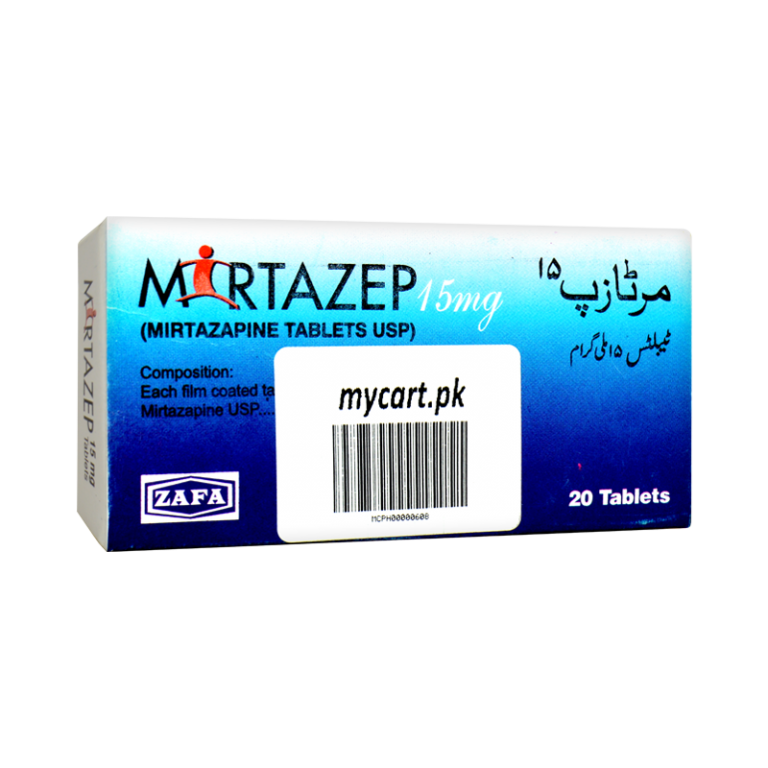 MIRTAZEP 15MG TABLETS - Pack Size X 20 - Khalid Pharmacy | Online ...