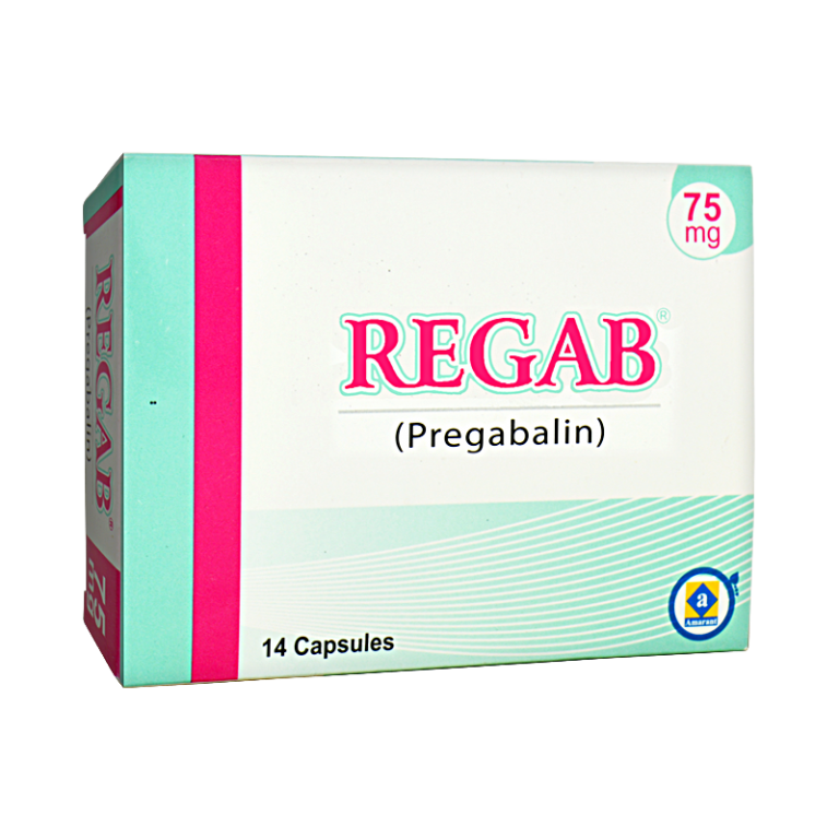 REGAB 75MG CAP - Pack Size X 14 - Khalid Pharmacy | Online Pharmacy in ...