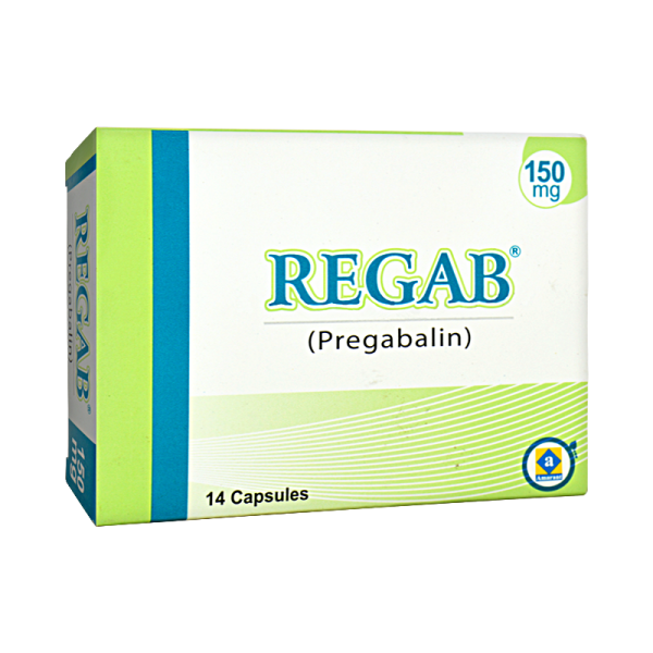 REGAB 150MG CAP - Pack Size X 14 - Khalid Pharmacy | Online Pharmacy in ...