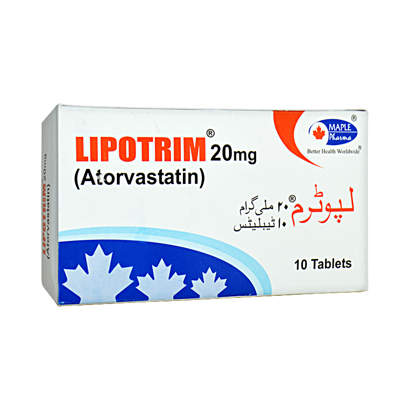 LIPOTRIM 20MG TAB - Pack Size X 10 - Khalid Pharmacy | Online Pharmacy ...