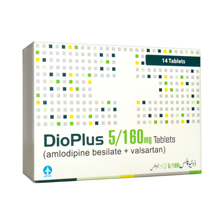 DIOPLUS 5/160MG TAB - Pack Size X 14 - Khalid Pharmacy | Online ...