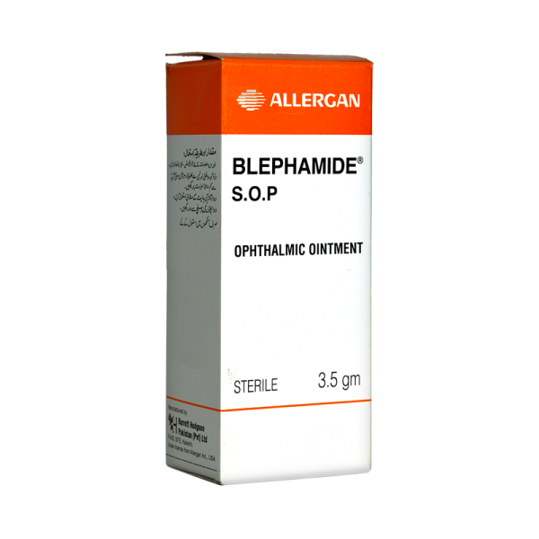 BLEPHAMIDE EYE OIN 3.5GM(ALLERGAN) - Pack Size X 1 - Khalid Pharmacy ...