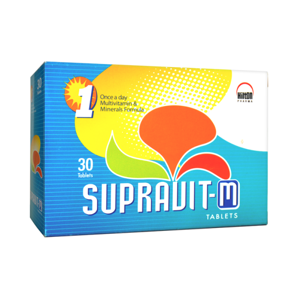 SUPRAVIT M TAB(HILTON) - Pack Size X 30 - Khalid Pharmacy | Online ...