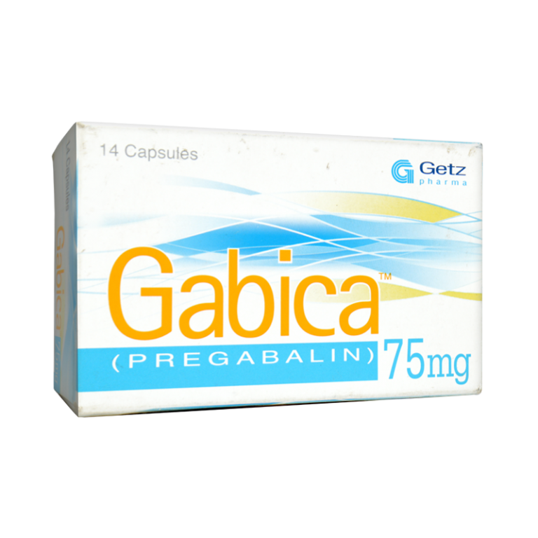 GABICA 75MG CAP - Pack Size X 14 - Khalid Pharmacy | Online Pharmacy in ...