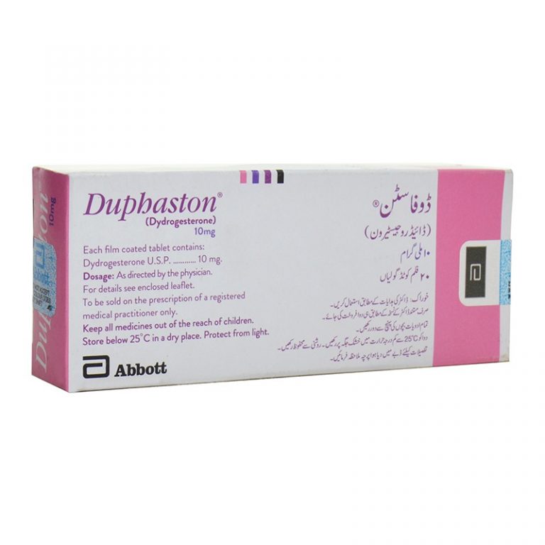 DUPHASTON 10MG TAB - Pack Size X 20 - Khalid Pharmacy | Online Pharmacy ...