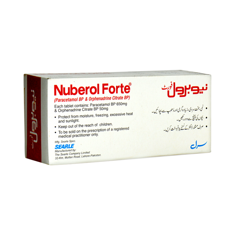NUBEROL FORTE TAB - Pack Size X 15 - Khalid Pharmacy | Online Pharmacy ...