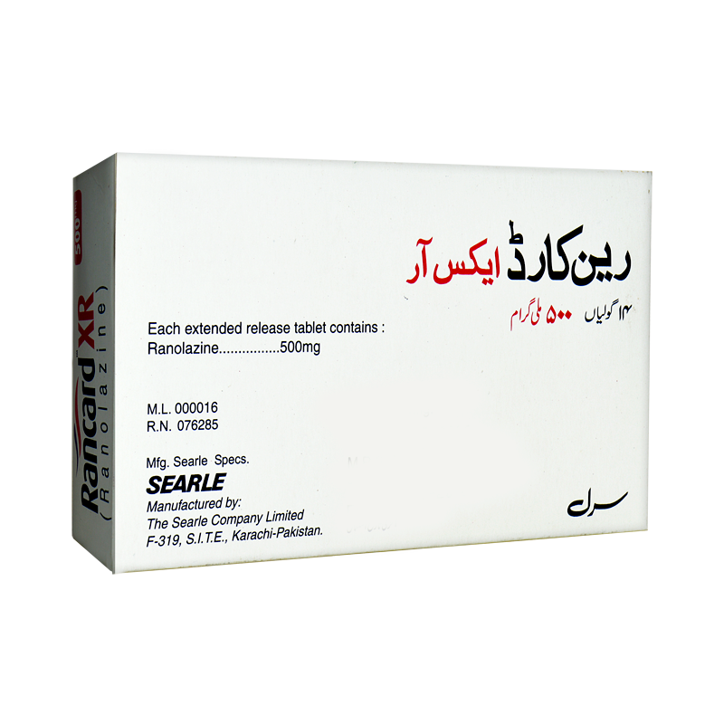 RANCARD XR 500MG TAB - Pack Size X 14 - Khalid Pharmacy | Online ...
