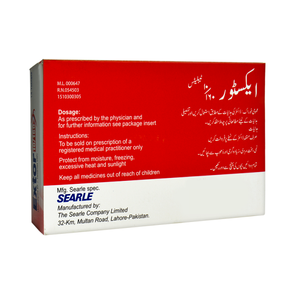 EXTOR 10/160MG TAB - Pack Size X 14 - Khalid Pharmacy | Online Pharmacy ...