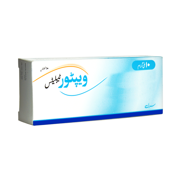 VAPTOR 10MG TAB - Pack Size X 10 - Khalid Pharmacy | Online Pharmacy in ...