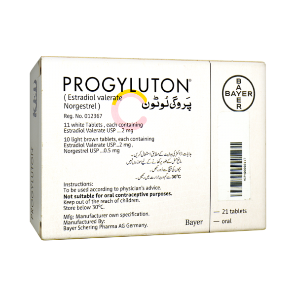 PROGYLUTON (21'S) TAB - Pack Size X 1 - Khalid Pharmacy | Online ...