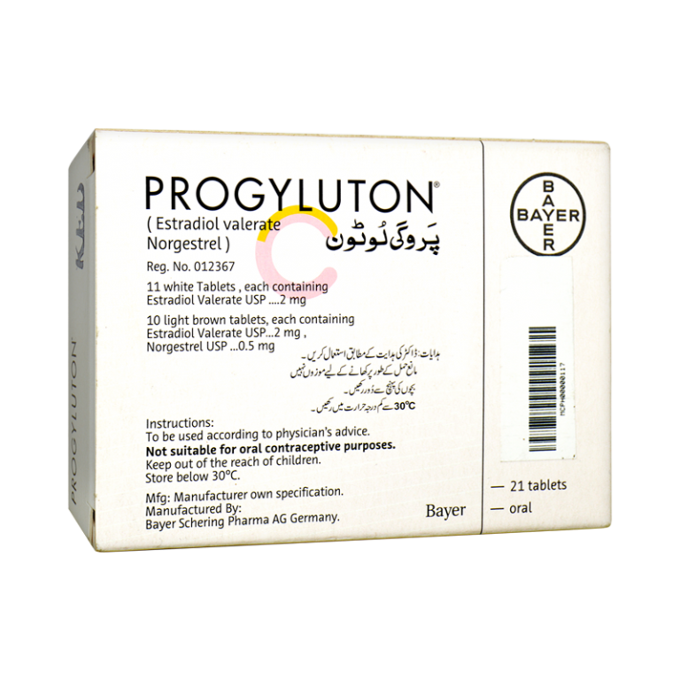 PROGYLUTON (21'S) TAB - Pack Size X 1 - Khalid Pharmacy | Online ...