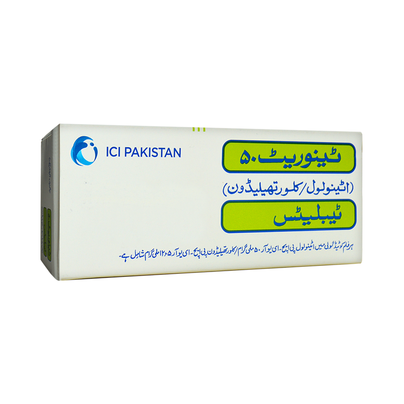 TENORET 50MG TAB - Pack Size X 14 - Khalid Pharmacy | Online Pharmacy ...