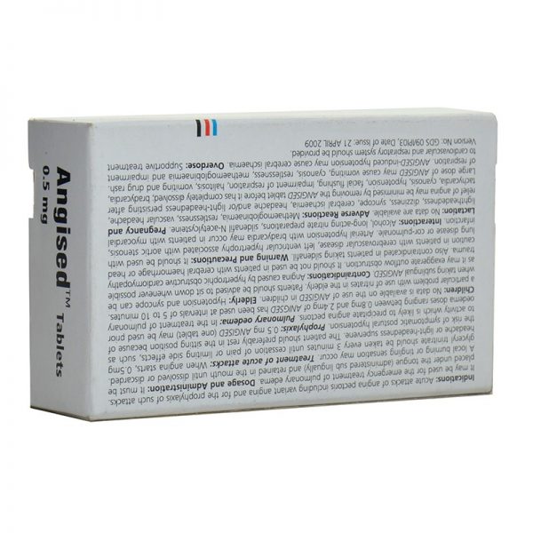 ANGISED TAB - Pack Size X 30 - Khalid Pharmacy | Online Pharmacy in ...