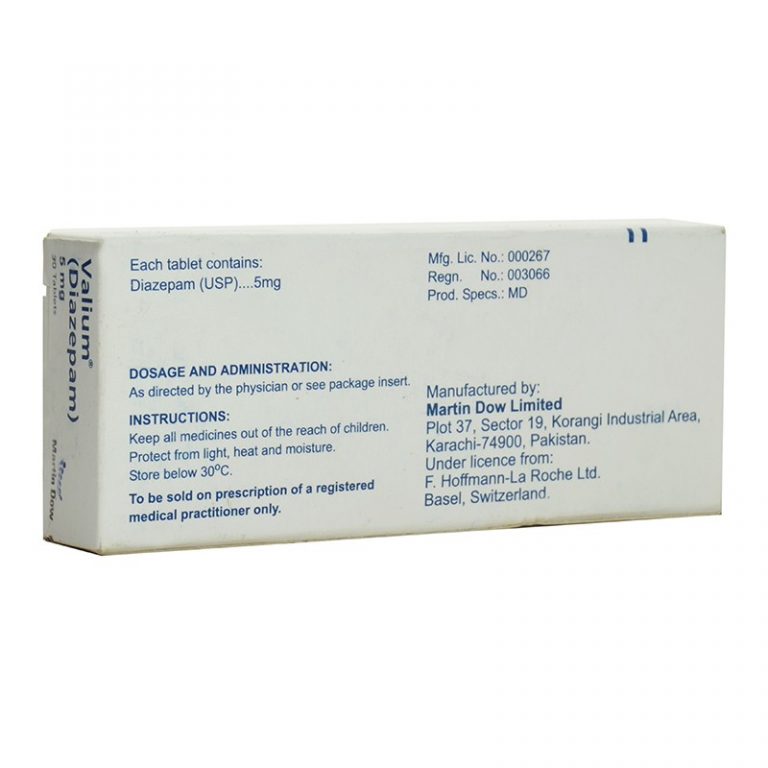 VALIUM 5MG TAB - Pack Size X 30 - Khalid Pharmacy | Online Pharmacy in ...