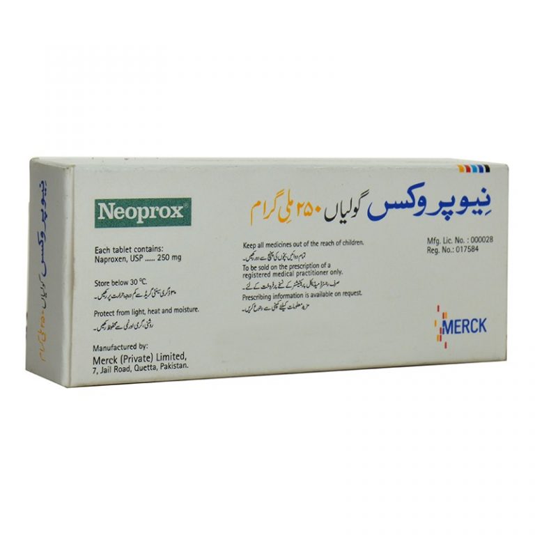 NEOPROX 250MG TAB - Pack Size X 30 - Khalid Pharmacy | Online Pharmacy ...