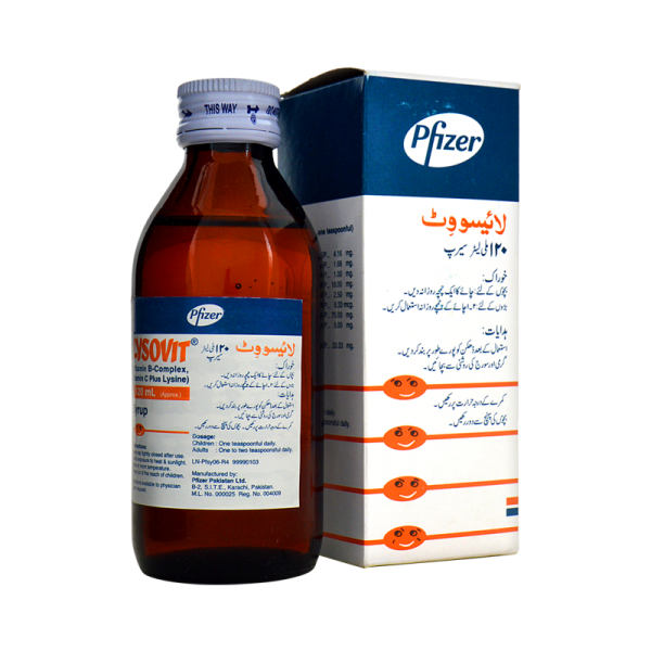 LYSOVIT 120ML SYP - Pack Size X 1 - Khalid Pharmacy | Online Pharmacy ...