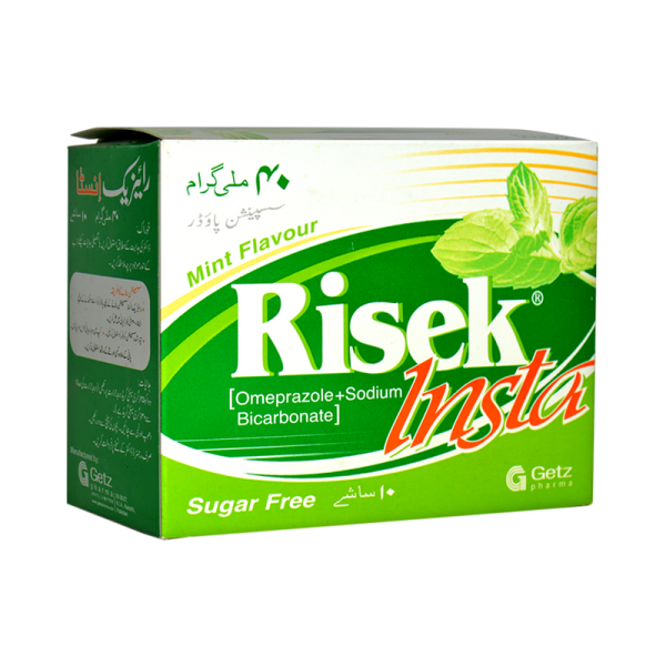 RISEK INSTA 40MG SACHET - Pack Size X 10 - Khalid Pharmacy | Online ...