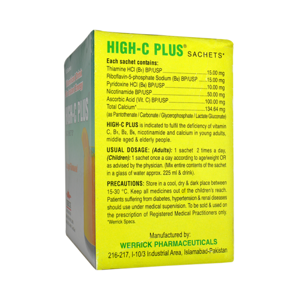 HIGH C 1000 SACHET - Pack Size X 10 - Khalid Pharmacy | Online Pharmacy ...