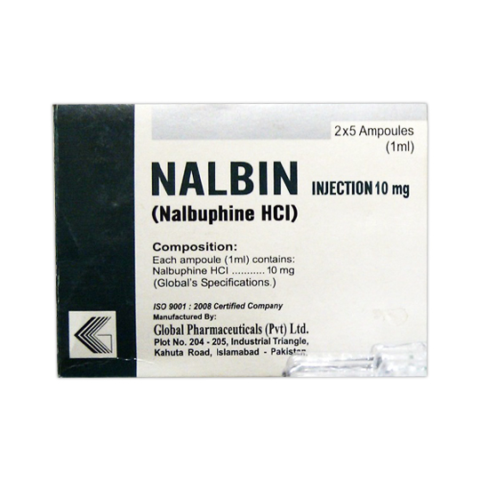 NALBIN INJ 10MG - Pack Size X 10 - Khalid Pharmacy | Online Pharmacy in ...