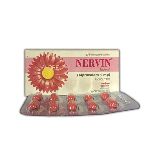 NERVIN 1MG TAB - Pack Size X 30 - Khalid Pharmacy | Online Pharmacy in ...