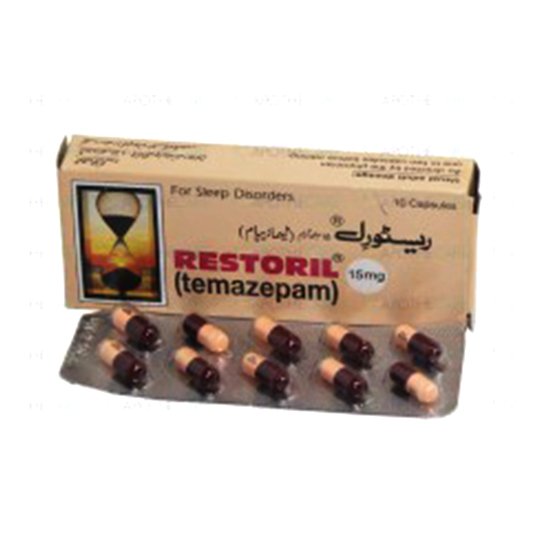 RESTORIL 15MG CAP - Pack Size X 10 - Khalid Pharmacy | Online Pharmacy ...