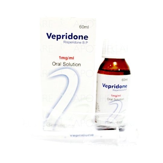 VEPRIDONE 60ML SOL - Pack Size X 1 - Khalid Pharmacy | Online Pharmacy ...
