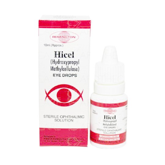 HICEL 10ML EYE DROPS - Pack Size X 1 - Khalid Pharmacy | Online ...