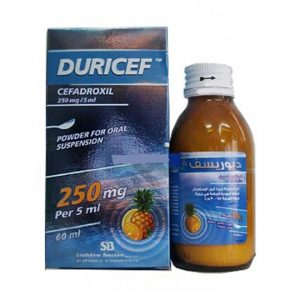 DURICEF 250MG 90ML SUSP - Pack Size X 1 - Khalid Pharmacy | Online ...