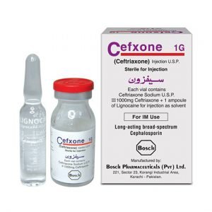 CEFXONE 1G I.V INJ - Pack Size X 1 - Khalid Pharmacy | Online Pharmacy ...