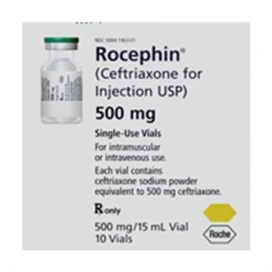 ROCEPHIN 500MG IM INJ - Pack Size X 1 - Khalid Pharmacy | Online ...