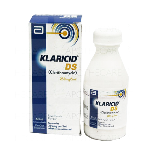 KLARICID DS 60ML SUSP (ABBOTT) - Pack Size X 1 - Khalid Pharmacy | Online Pharmacy in Lahore ...