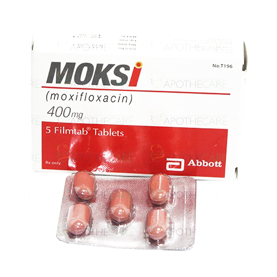 MOKSI 400MG TAB - Pack Size X 5 - Khalid Pharmacy | Online Pharmacy in ...